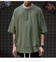 China Cotton Plain Loose Drop Shoulder Oversized Tee XS To XXL Hip Hop T Shirt For Men for sale