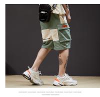 China Straight Wide Leg Men Streetwear Shorts Polo Cargo Shorts for sale