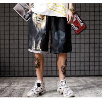 China 3XL 4XL Plus Size Baggy Five Cent Tie Dye Shorts Athletic Basketball Half Pant for sale