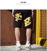 China 5XL 6XL Monogrammed Men Streetwear Shorts Hip Hop Punk Rock Loose Sport Pants for sale