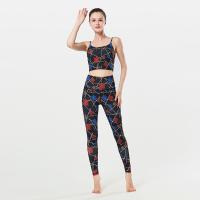 China 80% Nylon 20% Spandex Ladies Yoga Wear Custom Printed Activewear Leggings wholesale womens clothing manufacturers for sale