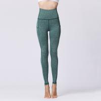 China 27% 25% 22% Spandex Blended Ladies Yoga Wear With Side Pocket for sale