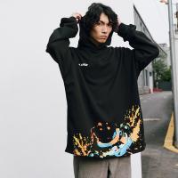 China Polyester Cotton Fleece Ladies Oversized Hoodies 340gsm With Kangroo Pocket for sale