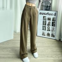 China Custom Casual Straight Wide Leg Suit Trousers OEM ODM for sale