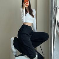 China Custom Casual Straight Wide Leg Suit Trousers OEM ODM for sale