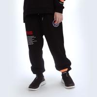 China 240g 85% Polyester 10% Cotton Kids Oversize Pants Anti Wrinkle Quick Dry Elastic for sale