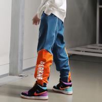 China 260G Elastic Waistband Boys Casual Drawstring Pants 65% Polyester 35% Cotton for sale