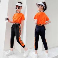 China 110CM-160CM Spring Autumn Kids Cotton Clothing Set Girls Tops for sale