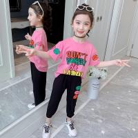 China 110CM 160CM Autumn Fashion Kids Girls Clothes Set Sweet Style for sale