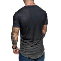 China Small Batch Clothing Cotton 3D Printing Loose Drop Shoulder T Shirt For Men for sale