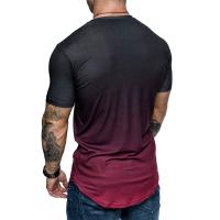 China Small Batch Clothing Cotton 3D Printing Loose Drop Shoulder T Shirt For Men for sale