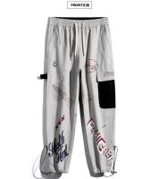 China Men 's Long Pants Custom Clothing Fashion Black Outdoor Pants for sale