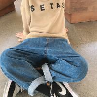 China Children Clothing Production Jeans With Waistband Elastic For Boys for sale
