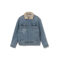 China Fashion Loose Women's Jacket With Wool Warm Denim Jacket Clothing S-L for sale