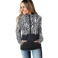 China Custom Clothing Women'S Winter Hoodies With Hooded Printing Half - Zipper  S-3XL Cotton&Polyetser for sale