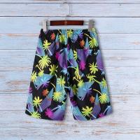 China Low Minimum Clothing Manufacturer Men's Shorts Print Quick Dry With Drawstring Lightweight  Pocket Beach Shorts for sale
