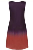 China Women'S Sleeveless Pullover Print Gradient Dress for sale