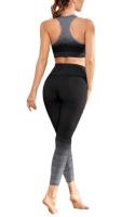 China Sportswear Quick Dry Yoga Suit Breathable Moisture Gradient Seamless Sports Suit for sale