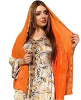 China Oem Clothing Manufacturer Women'S Muslim Dress Beaded Long Sleeve Loose Robe Dubai Abaya Dress for sale