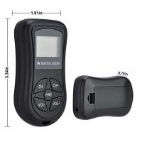 China OEM Factory Customizable Frequency FM Digital Stereo Home Radio with LCD Screen for Meeting Use for sale