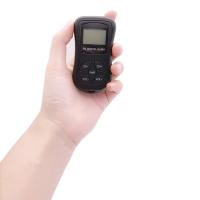 China Portable Mini FM Radio, Stereo LCD Digital Display Tuning Pocket Walkmen Transistor Conference Receiver with Earphone, for sale