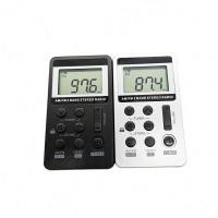 China High Quality Portable Mini Pocket Digital AM FM Stereo Radio Rechargeable with LCD Display Plastic Material Speaker for sale