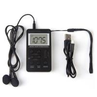 China New Hot Pocket FM AM Digital Tuning Radio Mini Receiver with Rechargeable Battery Earphone Retekess V112 for sale