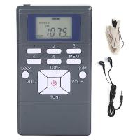 China Portable Radio Headset Wireless Digital Stereo FM Mini Radio Headphones for sale