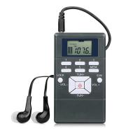 China Meeting Church Use High Sensitive Preset Channel DSP Digital Portable Mini FM Radio Radio Receiver FM Stereo Portable Radio for sale