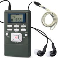 China Brand New Product Digital Tuning Volume With Earphone Battery Am Fm Stereo Long-Life Portable Radio for Walking Jogging Radio Hf for sale