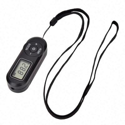 China Mini Pocket Walkman FM Radio Digital Tuning Durable Shell LCD Screen Display Stereo Operated 2xAA Batteries Includes Headphones for sale