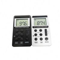 China Hot Selling Pocket Small Radio AM FM Portable Digital Tuning Transistor Radios with Earphones and Lanyard for sale