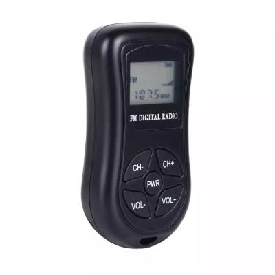China OEM Mini Digital Tuning Receiver FM 64-108MHz Radio with Headphone for sale