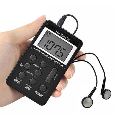 China Pocket Two-Band AM FM Receiver Radio for Large Meetings Includes Earphone for sale