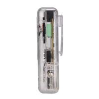 China Portable Mini Size AM FM Stereo Radio With Belt Clip Earphone DC Power Supply for sale