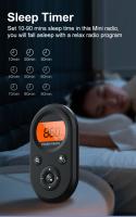 China OEM Factory  Portable Pocket Radio Receiver Mini Home AM FM Radio with LCD Display Powered Fm RadioHand   Mini Radio for sale