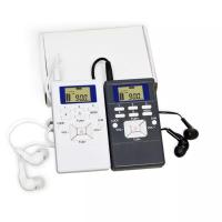 China Lightweight Walkman Mini Digital FM 60-108MHz Radio with Earphone for sale