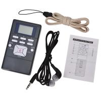 China Lightweight Walkman Mini Digital FM 60-108MHz Radio with Earphone for sale