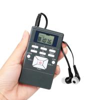 China High Quality Wholesale Professional Portable Mini With Receiver Radio Retro With Headphones Radio Fm for sale