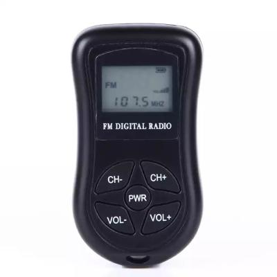 China Long Range 70~108MHz FM Mini Stereo Radio with Earphone for Gym for sale