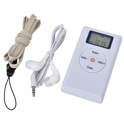 China Waterproof Pocket Walkman with LCD Digital Screen Mini FM Radio & MP3 Music Player for sale