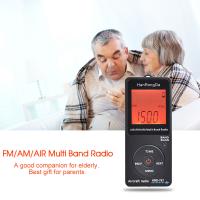China Wholesale Portable Mini Pocket Walkman Radio Clear LCD Digital AM FM with LED Display MP3 Feature for Elderly with Micro USB for sale