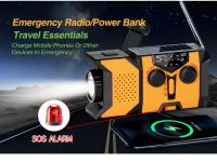 China OEM Emergency Survival Kit Multi Band Flashlight Hand Crank Solar Dynamo Weather FM/AM/WB Radio for sale