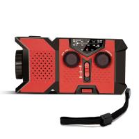 China OEM Emergency Survival Kit Multi Band Flashlight Hand Crank Solar Dynamo Weather FM/AM/WB Radio for sale