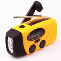 China Hot Selling High Power 2000mah Emergency Radio Digital Radio Fm Am Solar Hand Crank Weather Radio for sale