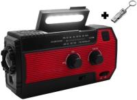 China Emergency Crank Weather Radio, 14800mwh Solar Crank, Portable AM/FM/NOAA, 3W Flashlight with 1 Mode and Reading Lamp for sale