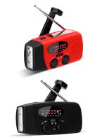 China Solar and Crank Emergency Radio with LED Flashlight and  7400 WAh - Am/FM/NOAA, USB Charging, Waterproof for Survival Purpose for sale