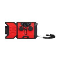 China FM/AM/NOAA Weather  Hand Crank  Solar Portable Mini Emergency Survival Radios with 3 LEDFlashlight 2000mah Battery USB Charger for sale