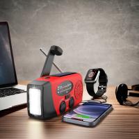 China Upgrade the Portable Rechargeable Emergency Solar Hand-crank Radio with 4000 Mah, FM, Phone Charger, LED Flashlight for sale
