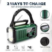 China XSY-330 Emerncy NOAA Weather Radio Hand Crank Solar Survival Reading Lamp with USB Function & AM/FM Bands for sale